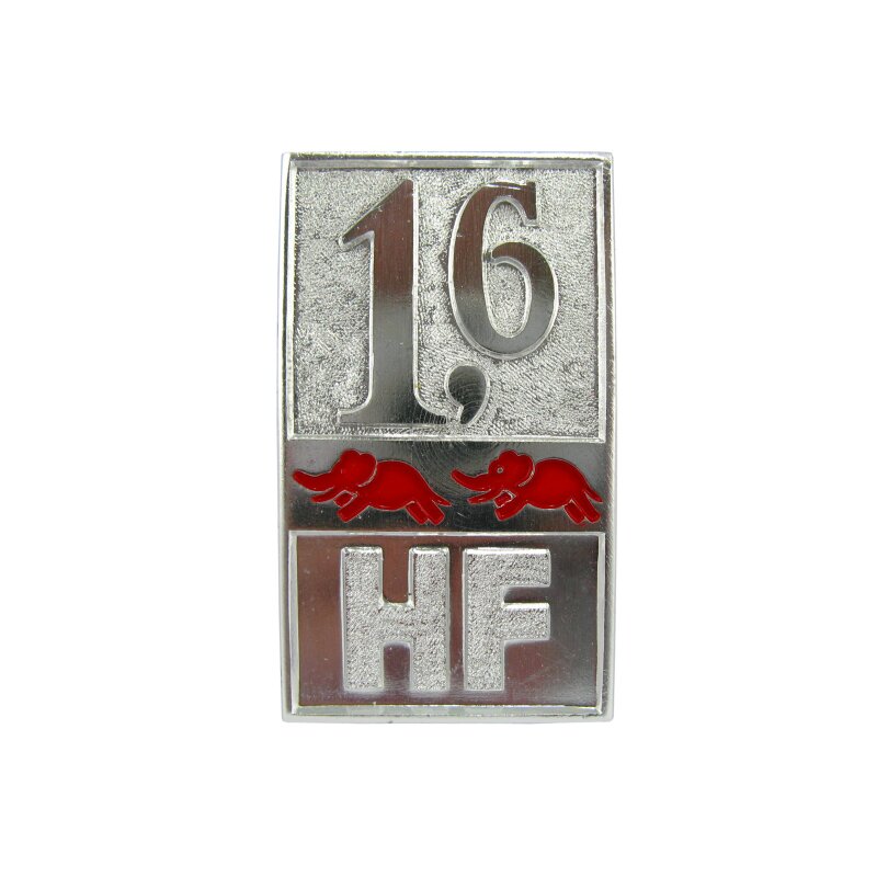 Badge front bonnet 1600 HF, 46,50