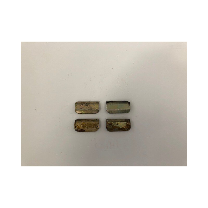 Set of rear brake pad sliders, 14,50
